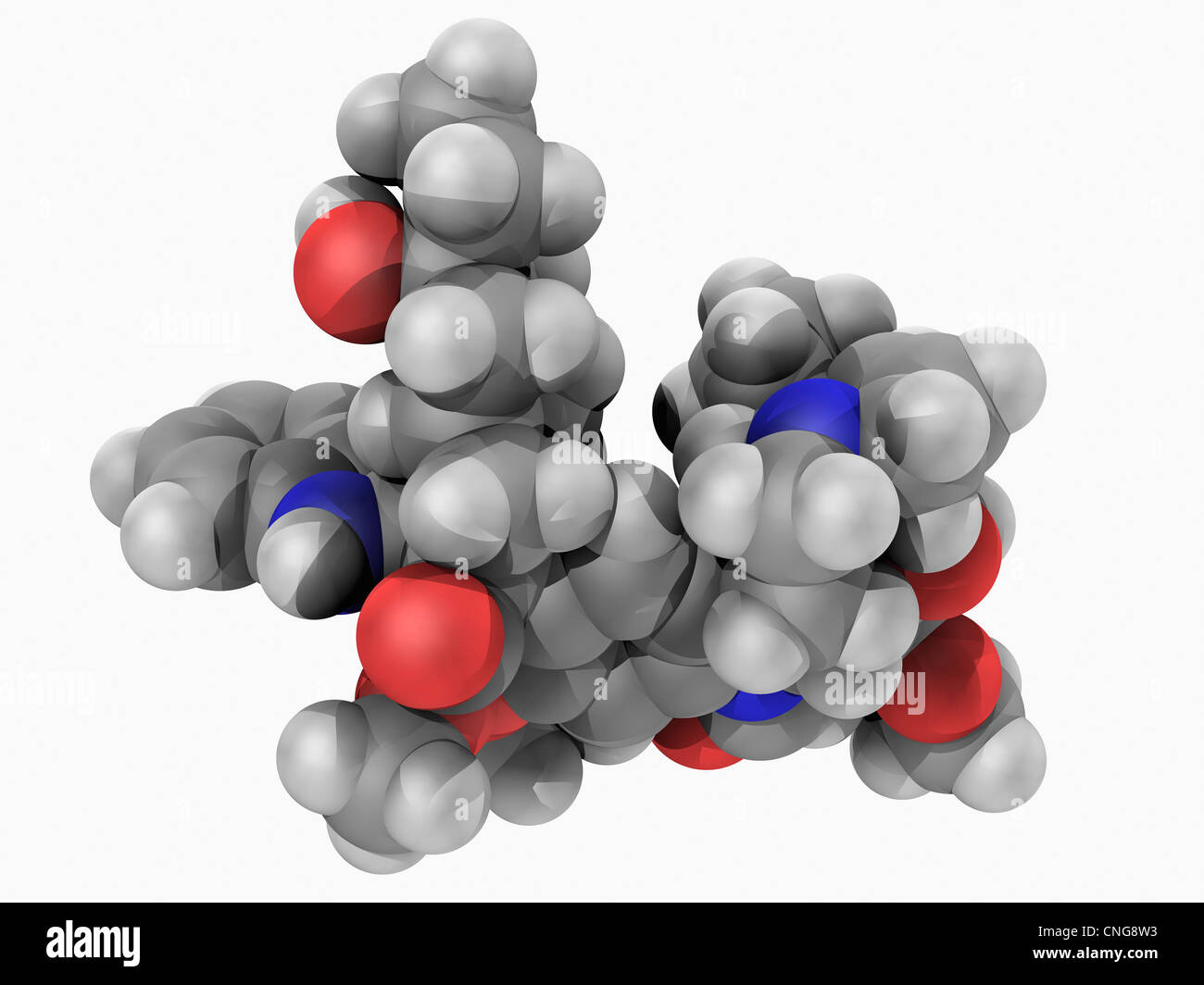Vincristine drug molecule Stock Photo - Alamy