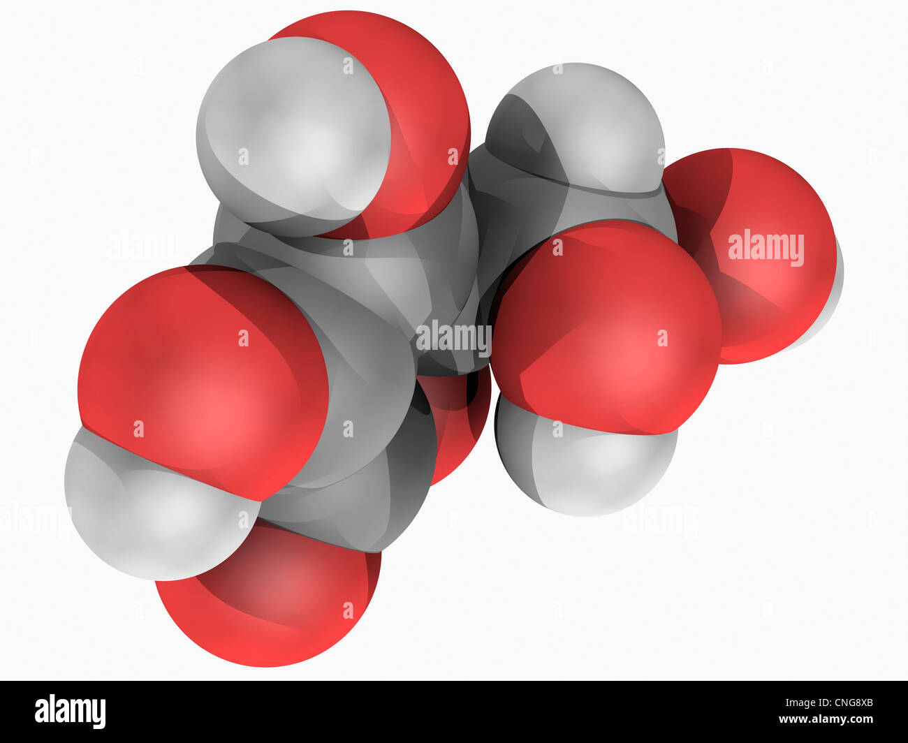 Vitamin C (ascorbic acid) molecule Stock Photo - Alamy
