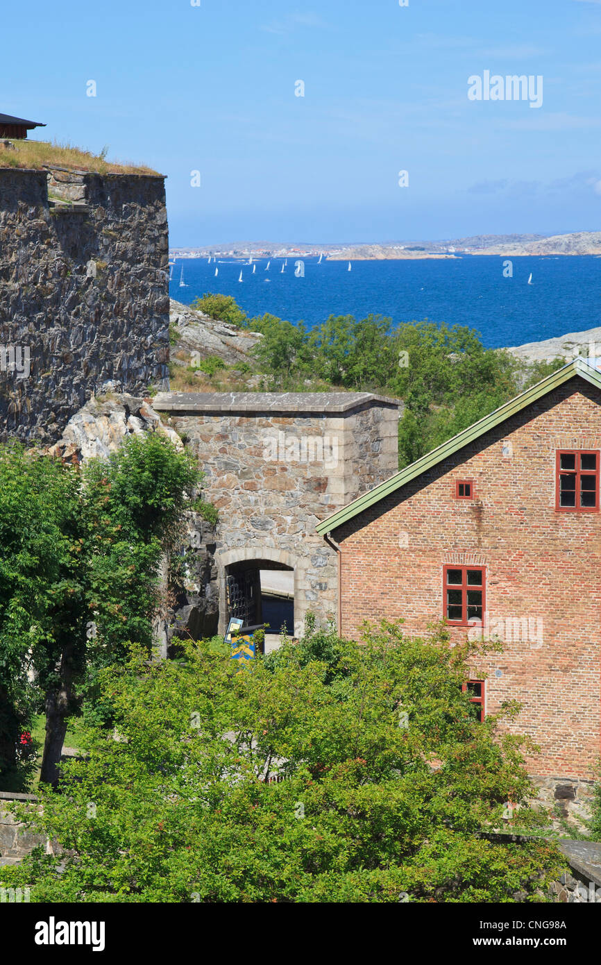 View of the west coast archipelago from the fortress of Marstrand ...
