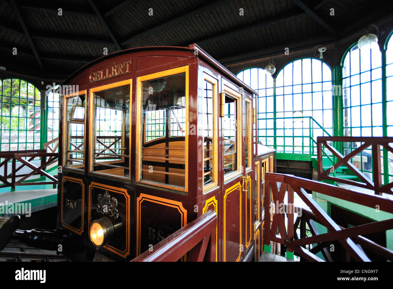Buda castle funicular railway hi-res stock photography and images - Alamy