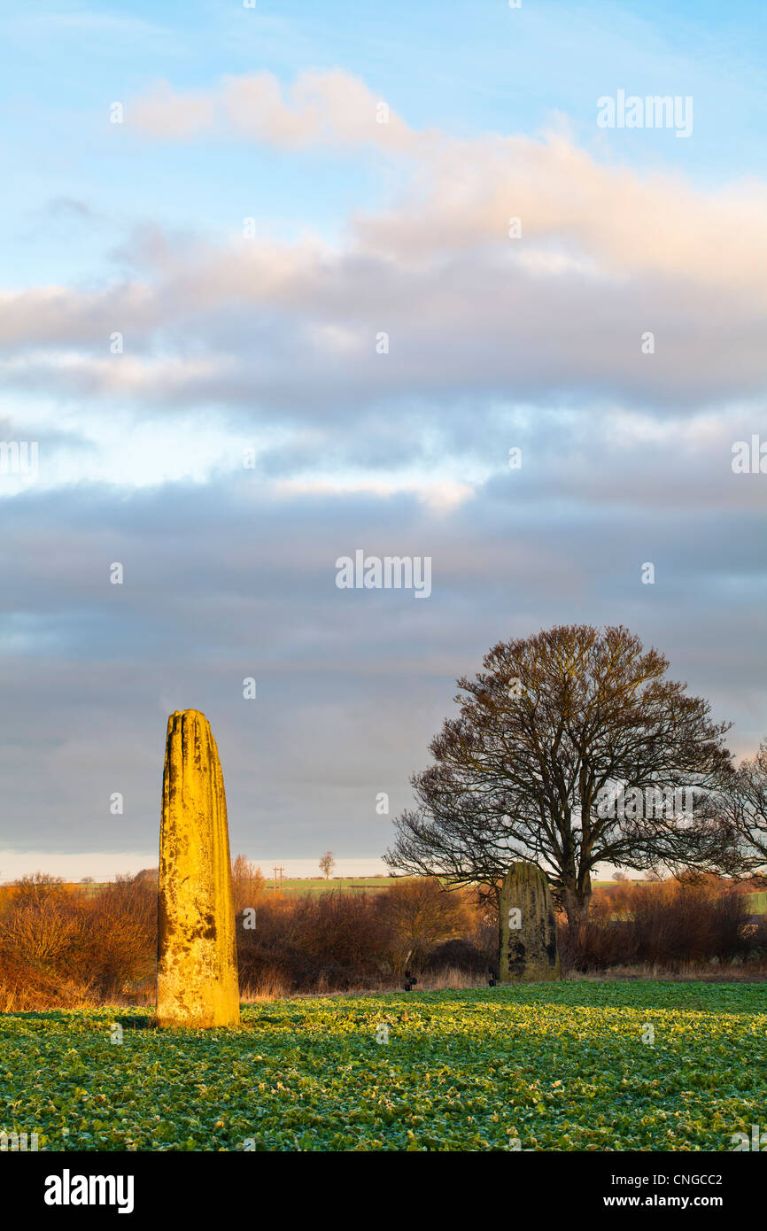 The Devil's Arrows standing stones at Boroughbridge, North Yorkshire ...