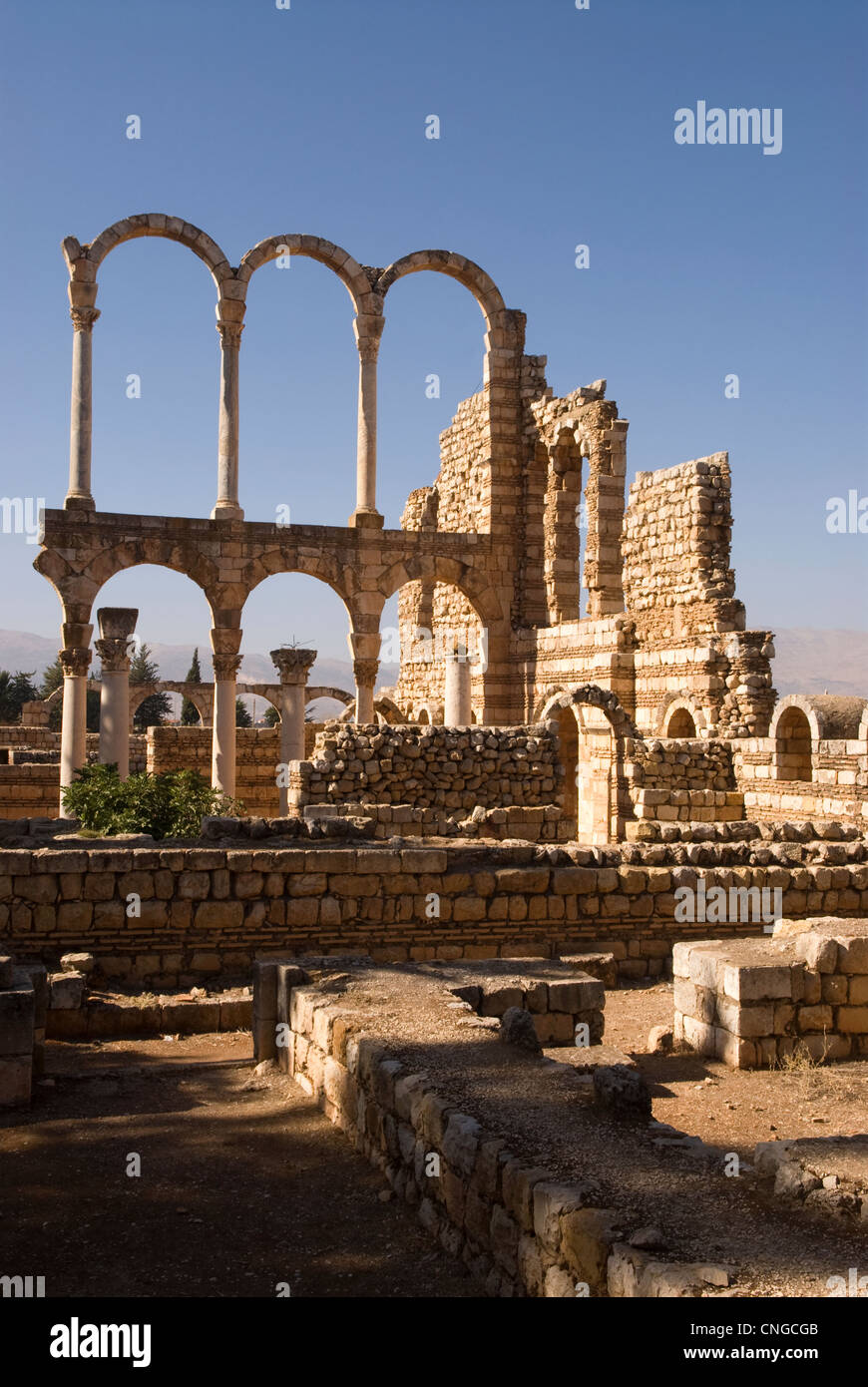 Umayyad city ruins anjar hi-res stock photography and images - Alamy
