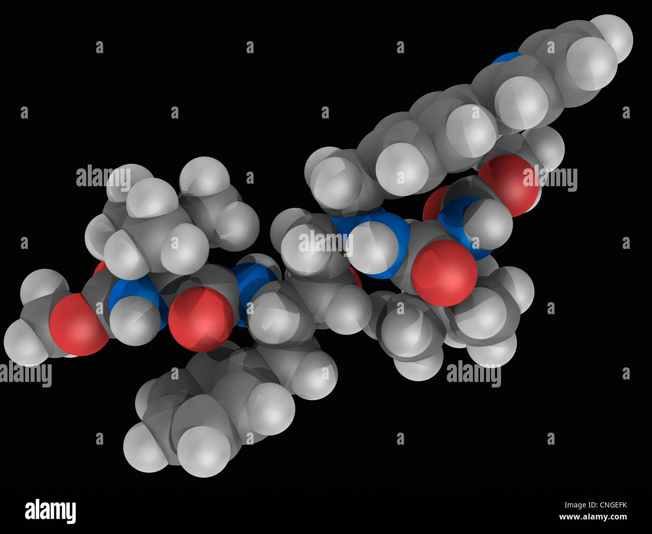Atazanavir drug molecule Stock Photo - Alamy