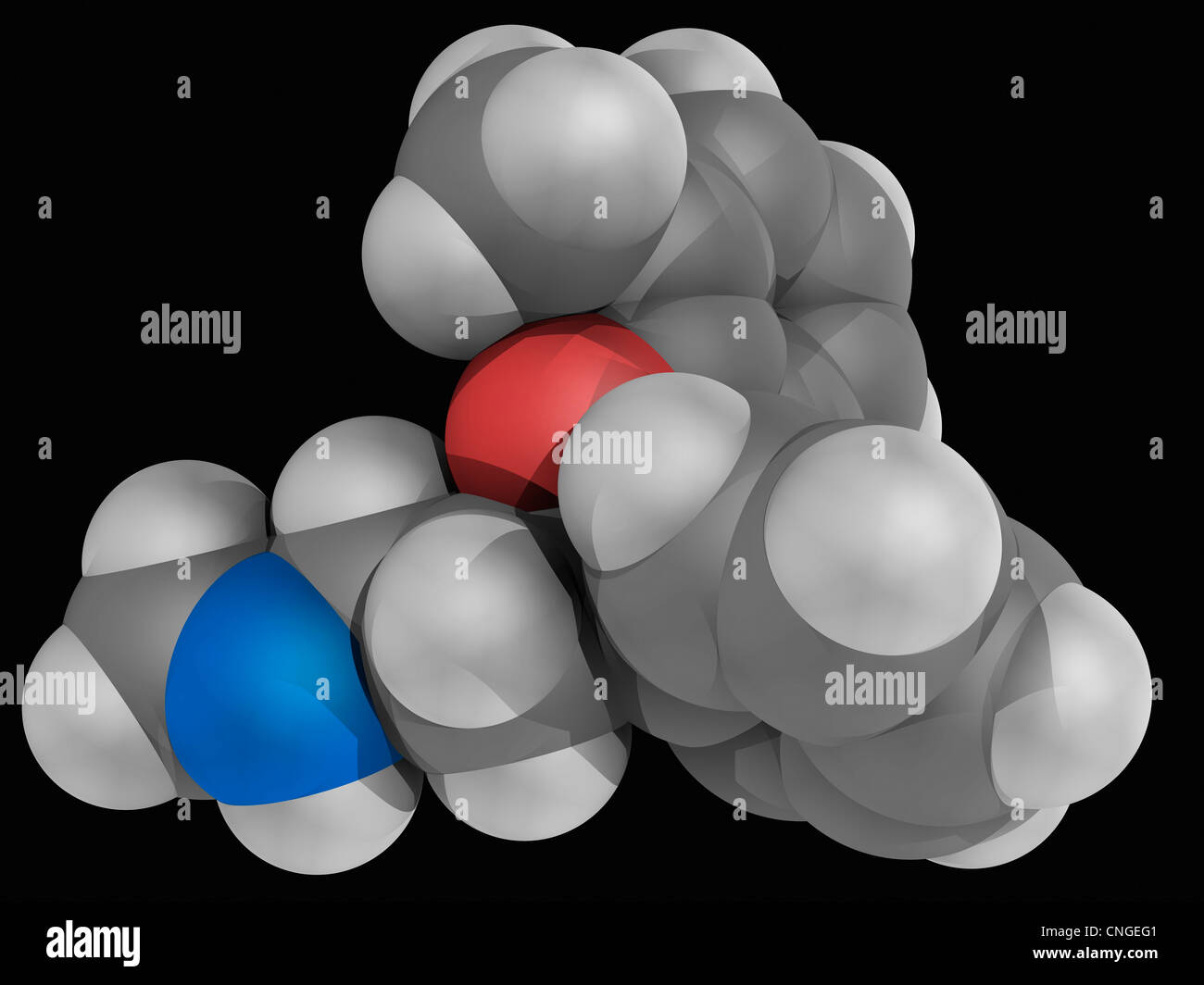 Atomoxetine drug molecule Stock Photo - Alamy