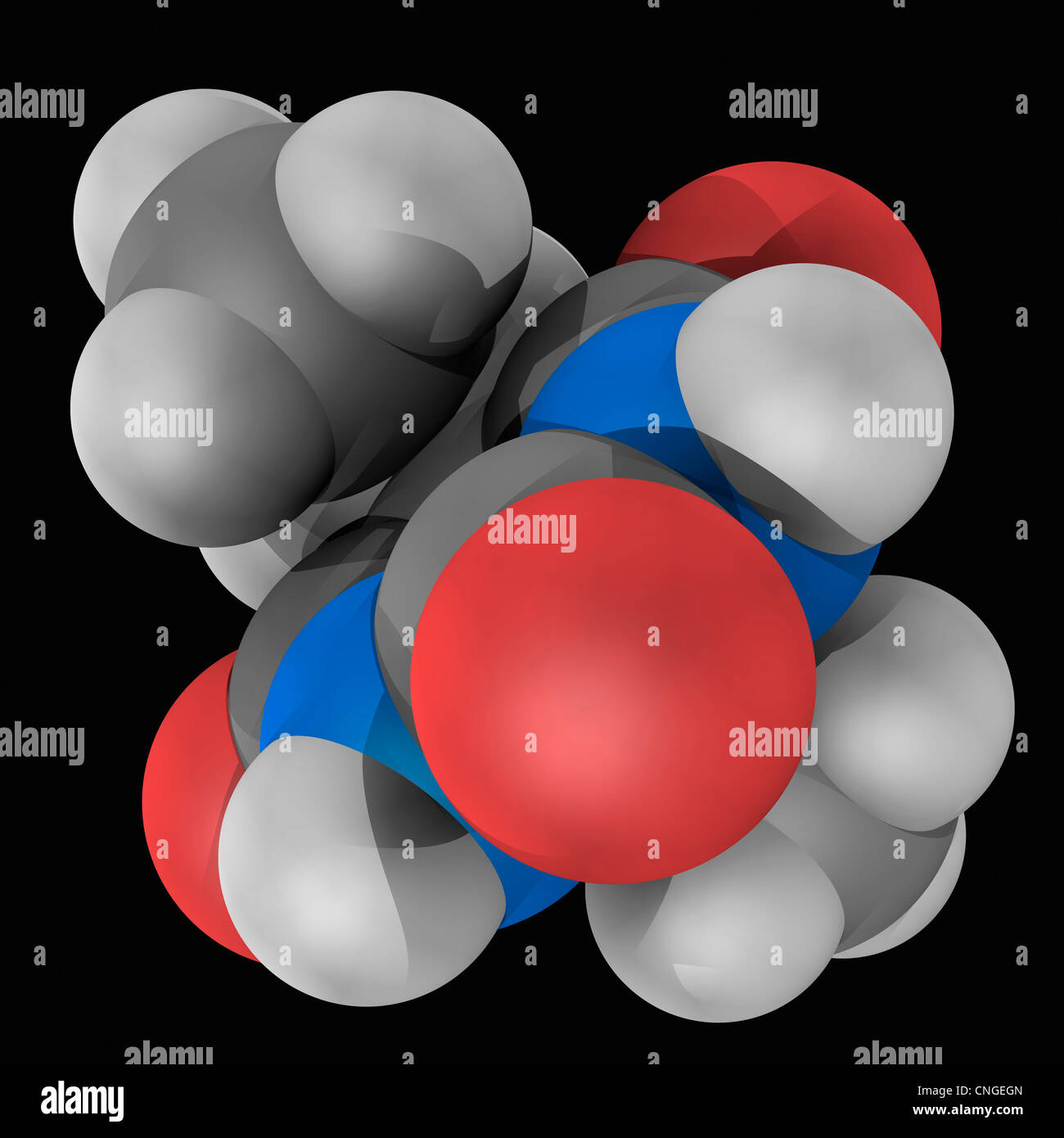 Barbital drug molecule Stock Photo - Alamy