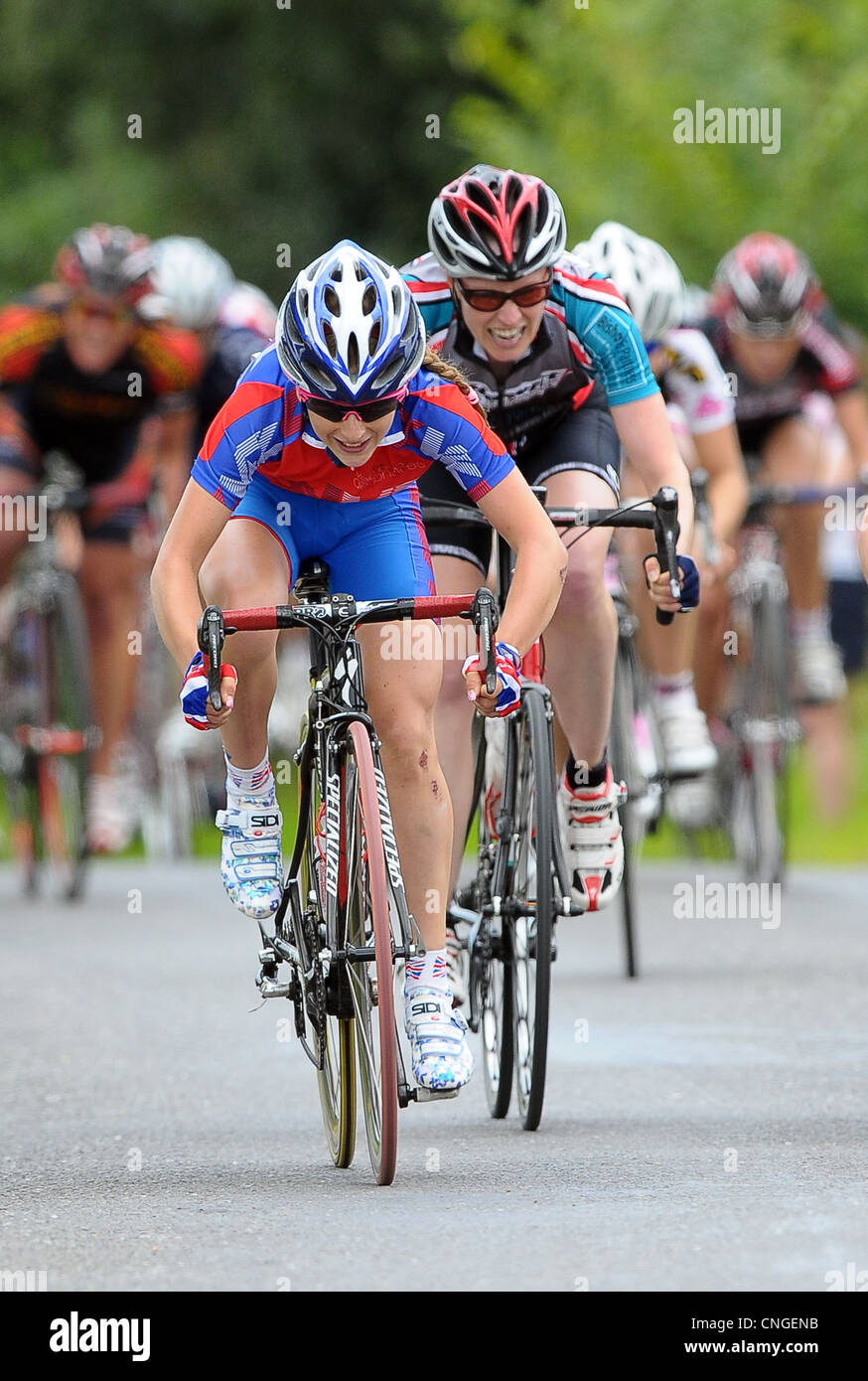 Laura Trott celebrates winning the British Cycling National Junior ...