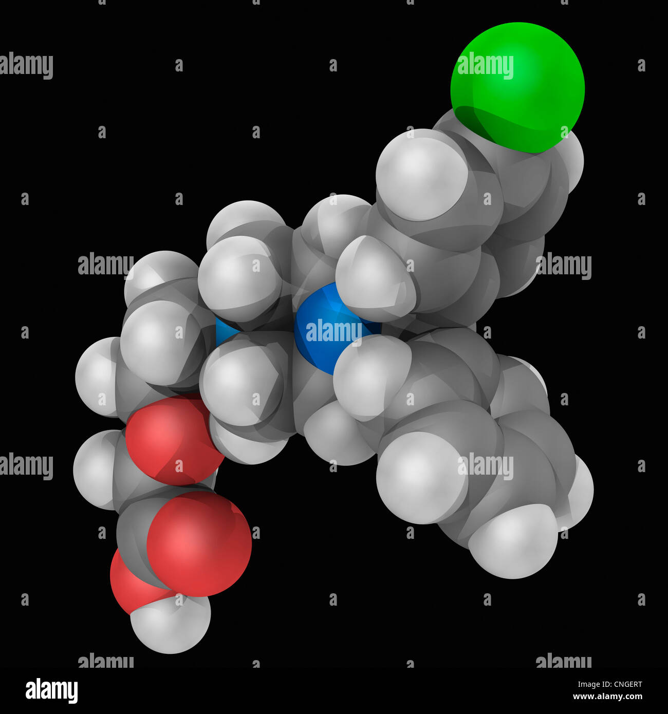 Cetirizine drug molecule Stock Photo - Alamy