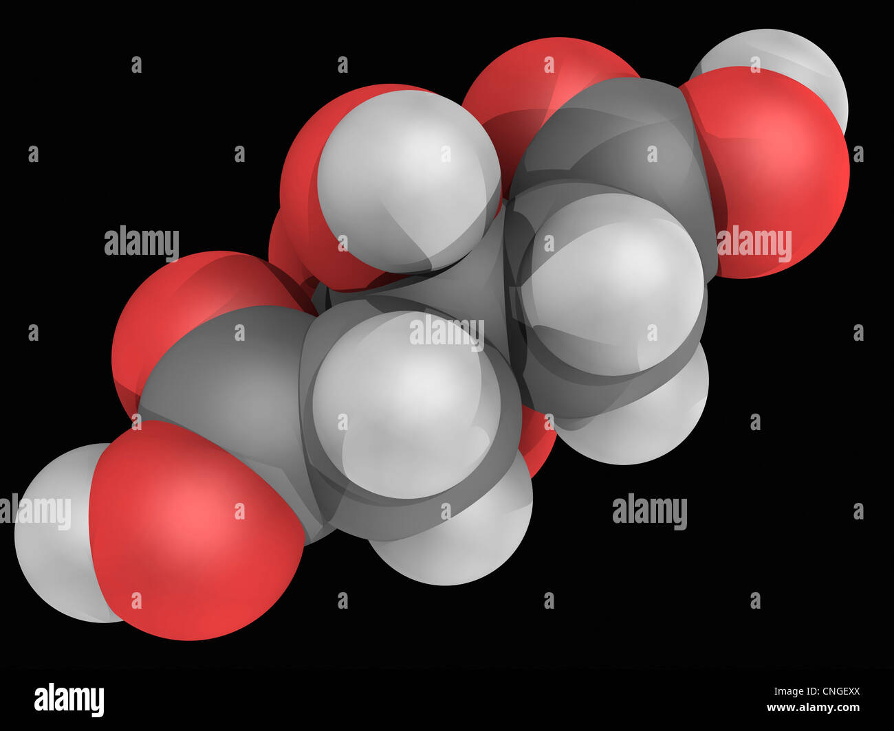 Citric acid molecular model hi-res stock photography and images - Alamy