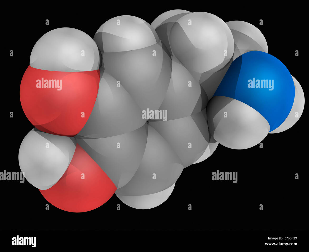 Dopamine molecule hi-res stock photography and images - Alamy