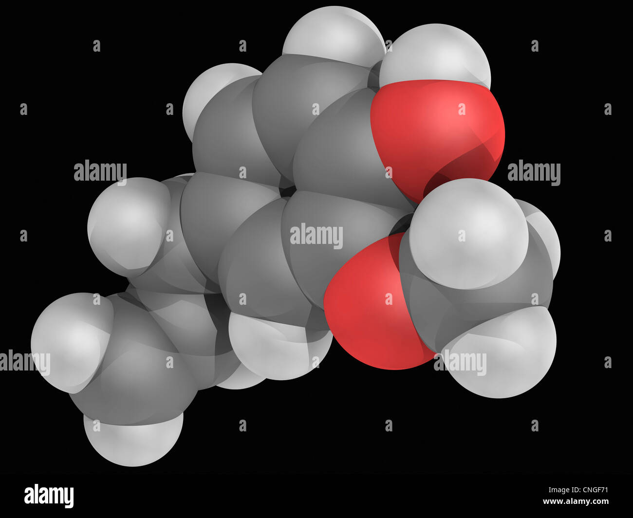 Eugenol molecule hi-res stock photography and images - Alamy