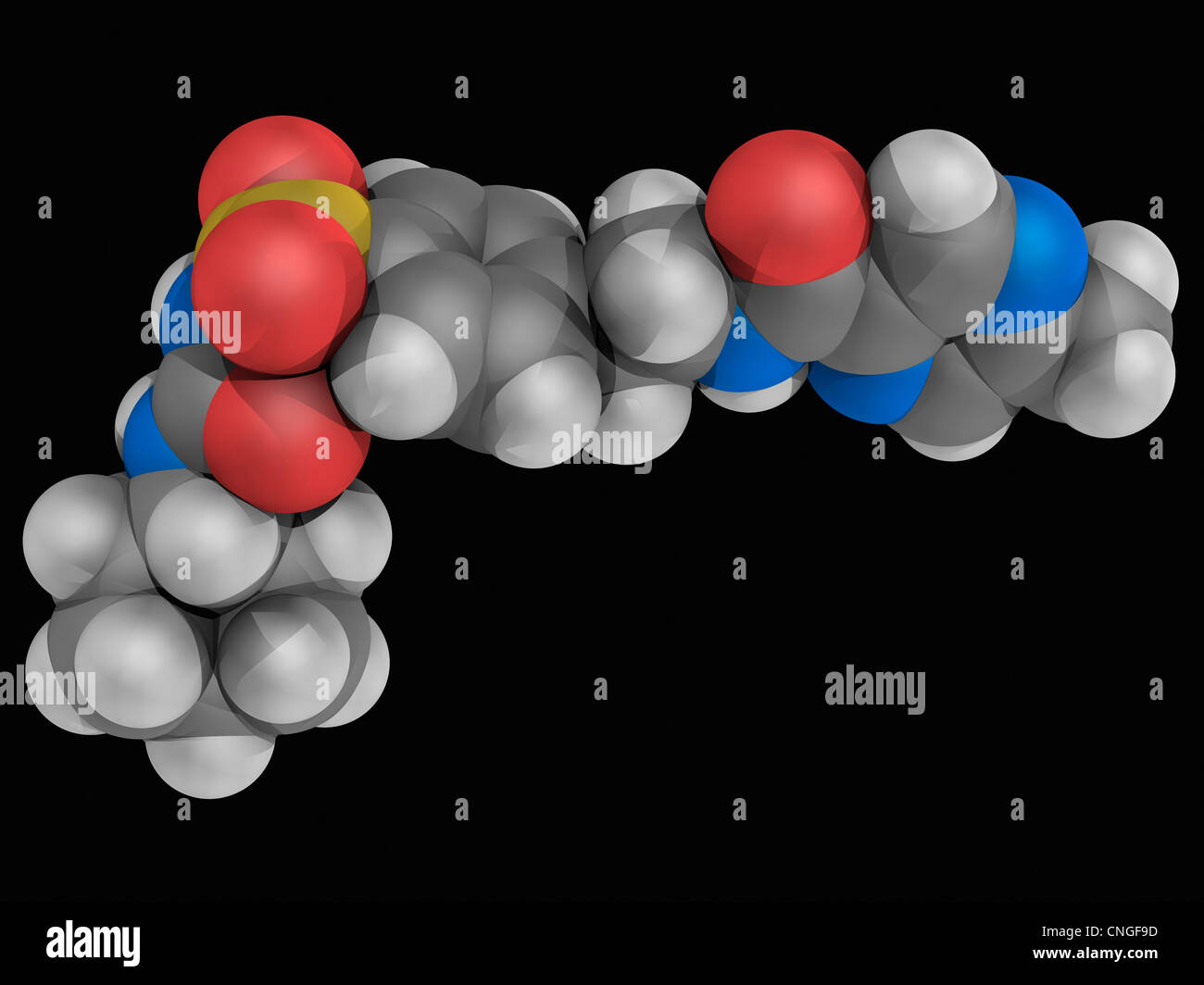 Glipizide drug molecule Stock Photo - Alamy
