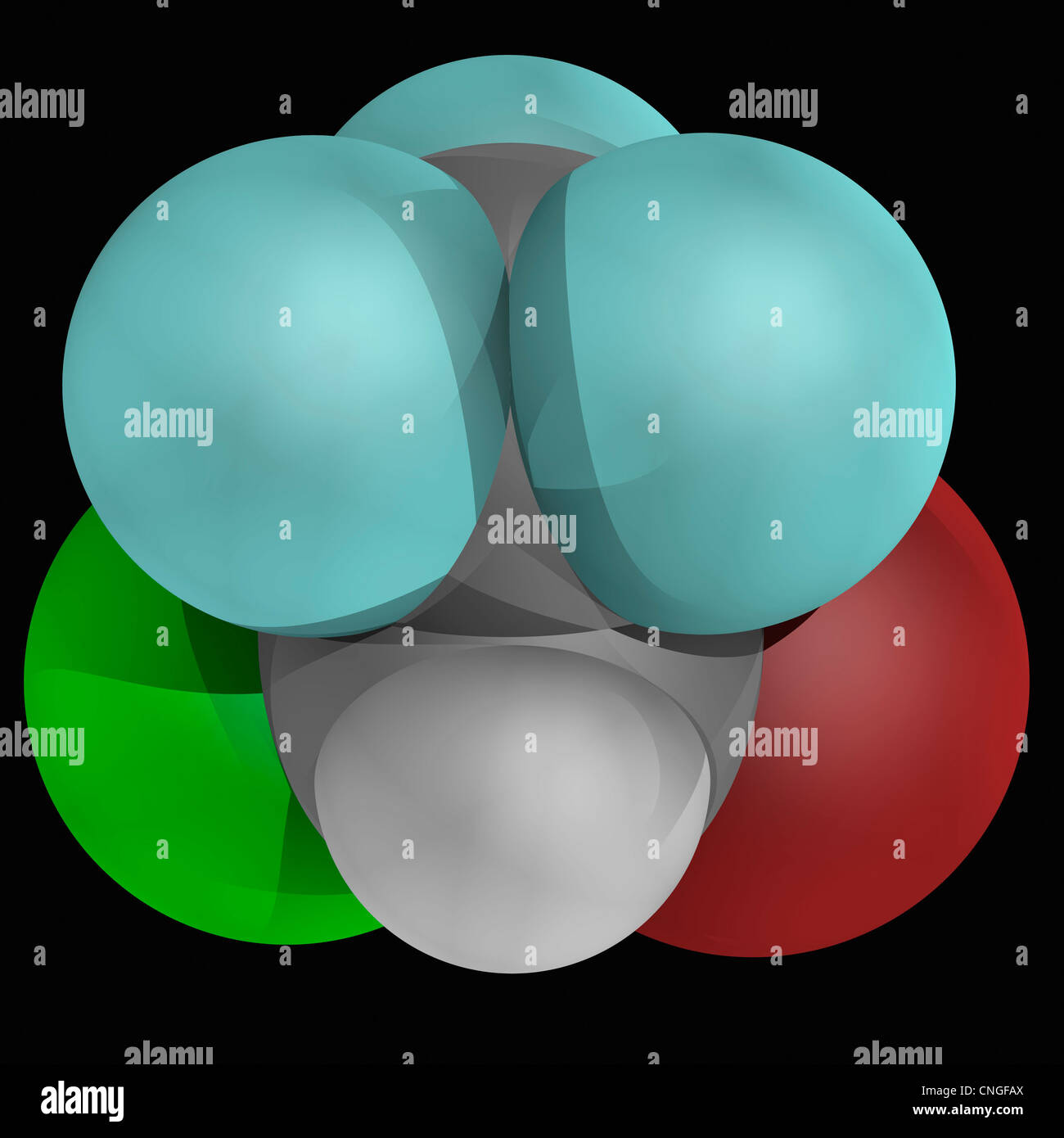 Halothane drug molecule Stock Photo - Alamy