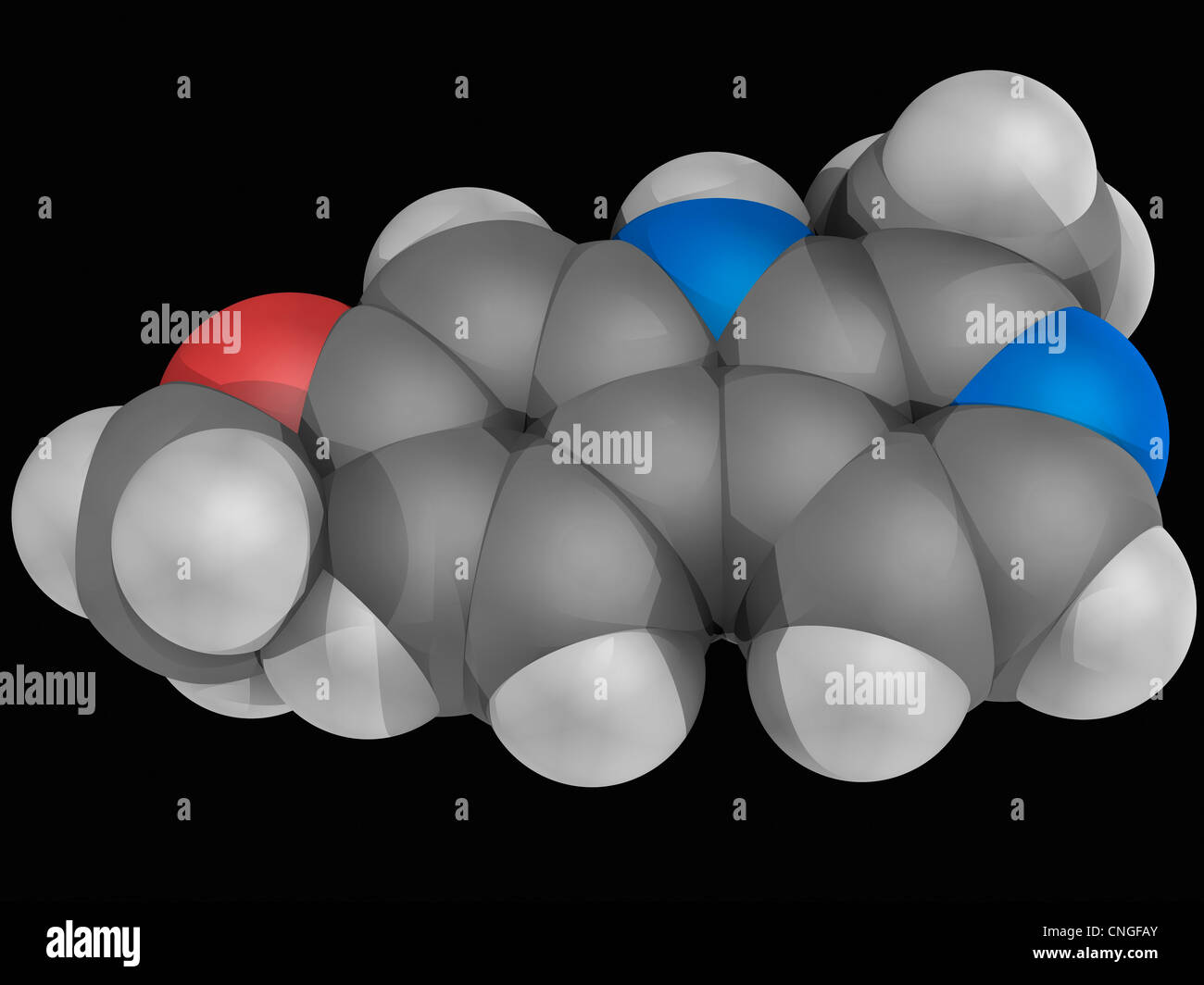 Harmine drug molecule Stock Photo - Alamy