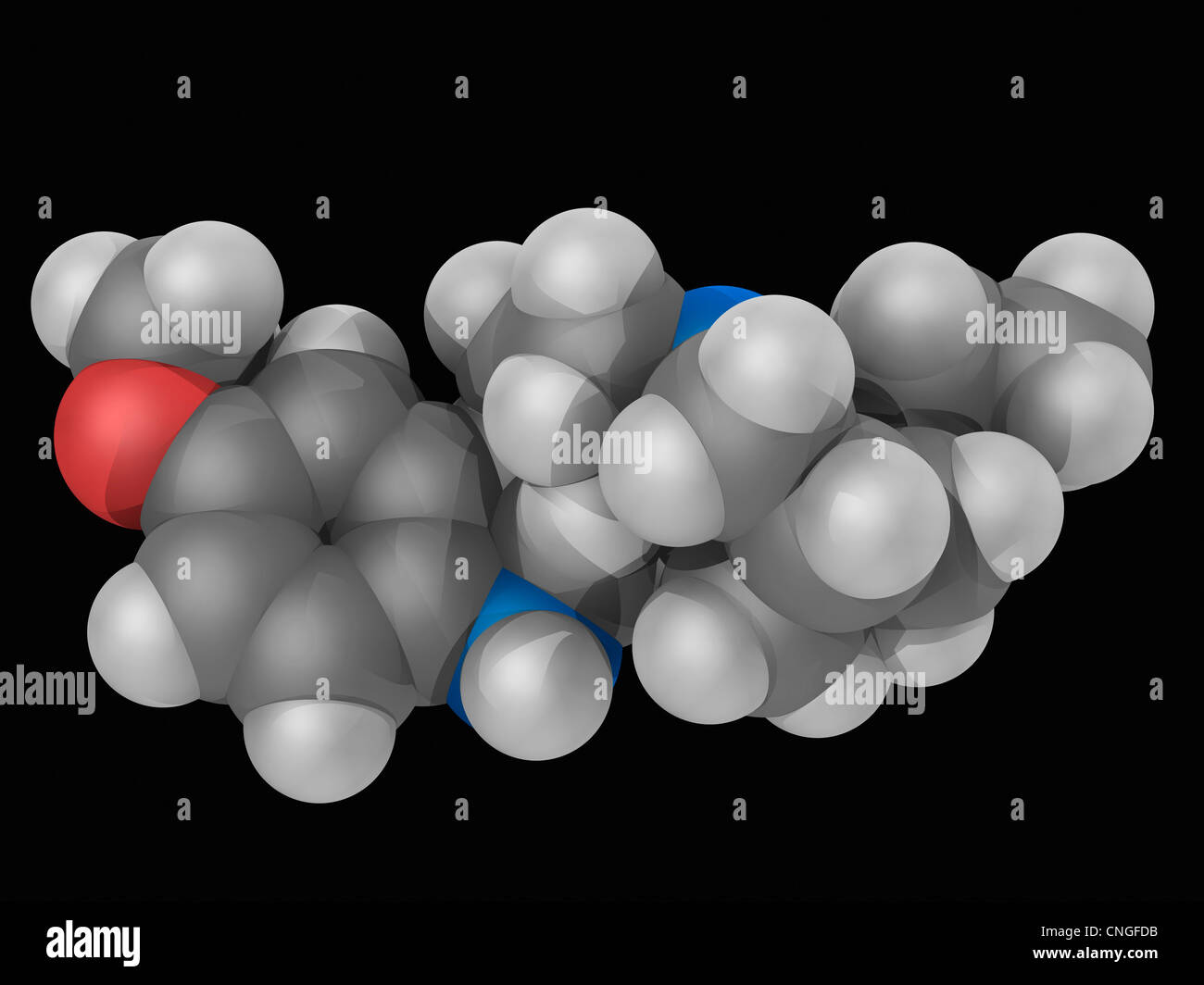 Ibogaine drug molecule Stock Photo - Alamy