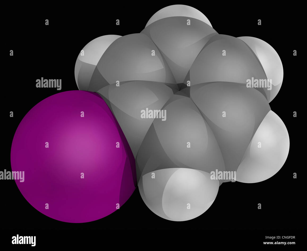 Iodobenzene molecular hi-res stock photography and images - Alamy