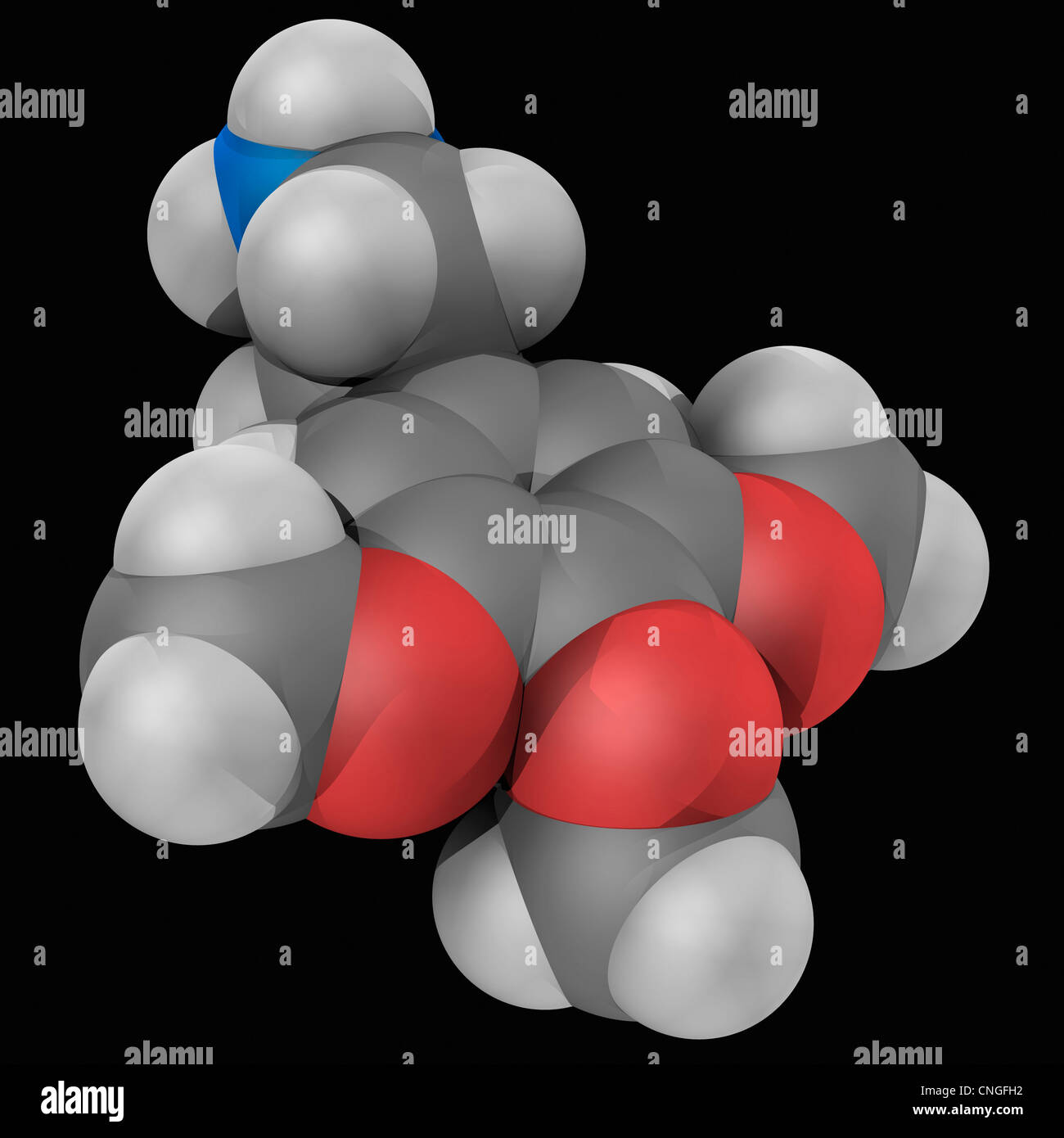 Mescaline drug molecule Stock Photo - Alamy
