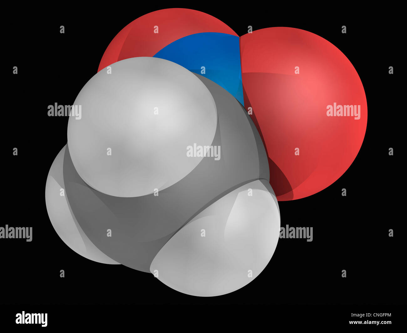 Nitromethane molecule hi-res stock photography and images - Alamy