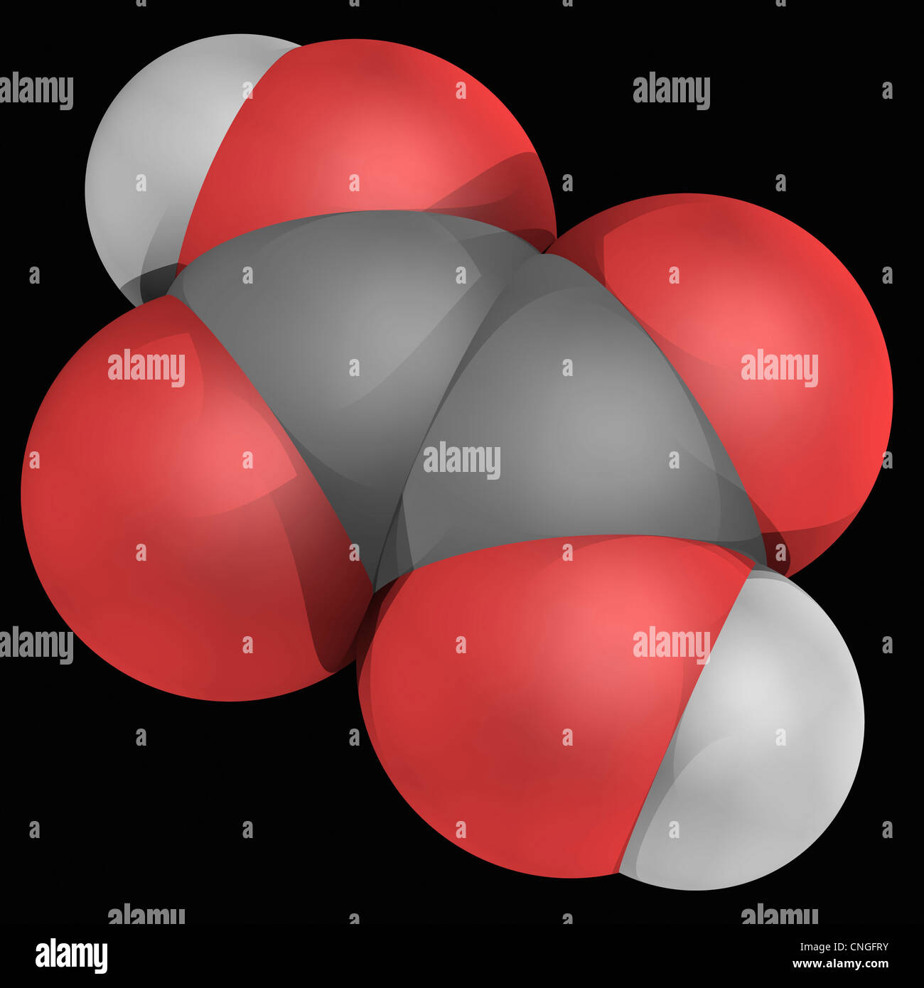 Oxalic acid molecule Stock Photo - Alamy