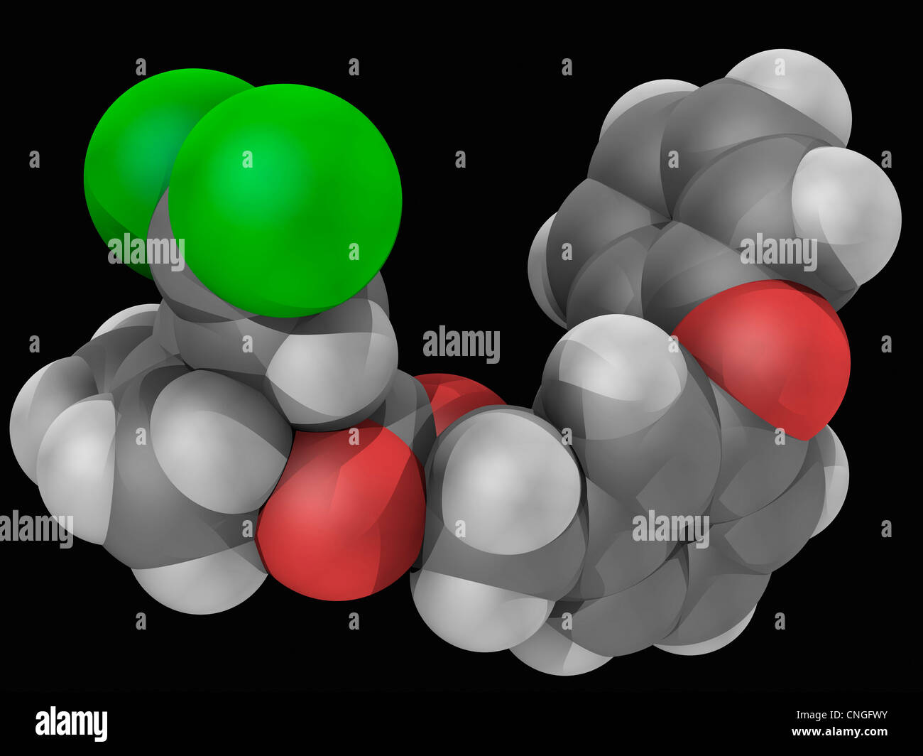 Permethrin insecticide molecule Stock Photo - Alamy