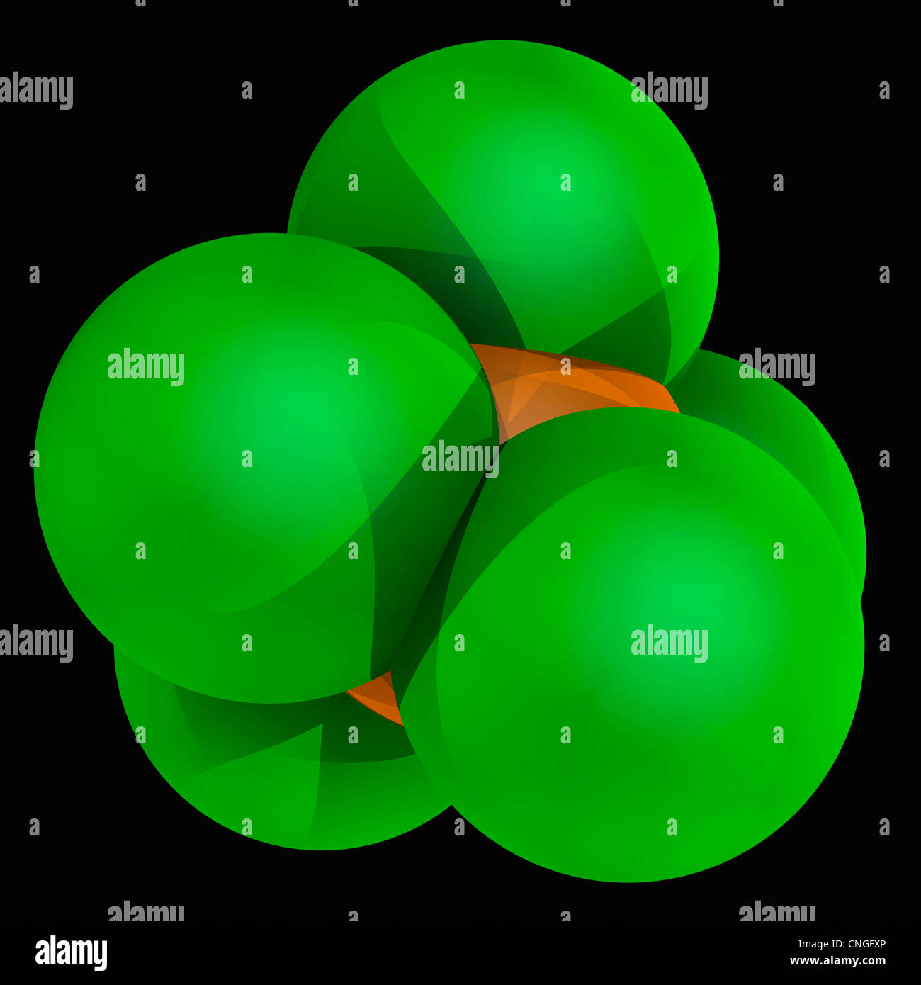 Phosphorus pentachloride molecule Stock Photo - Alamy