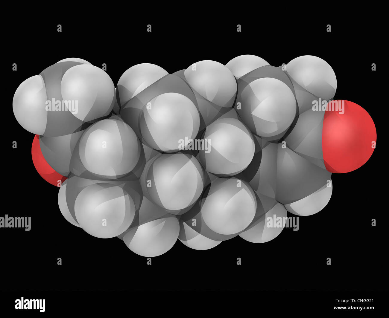 Progesterone hormone molecule Stock Photo - Alamy