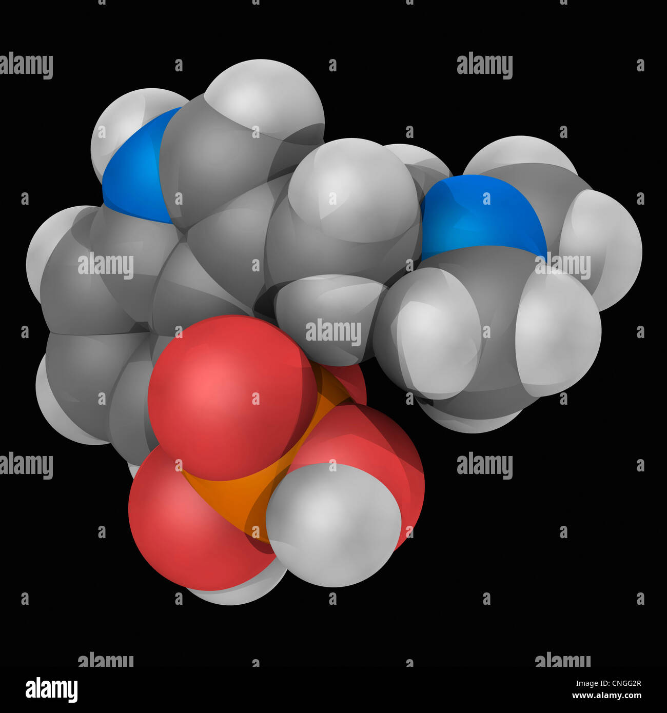 Psilocybine drug molecule hi-res stock photography and images - Alamy