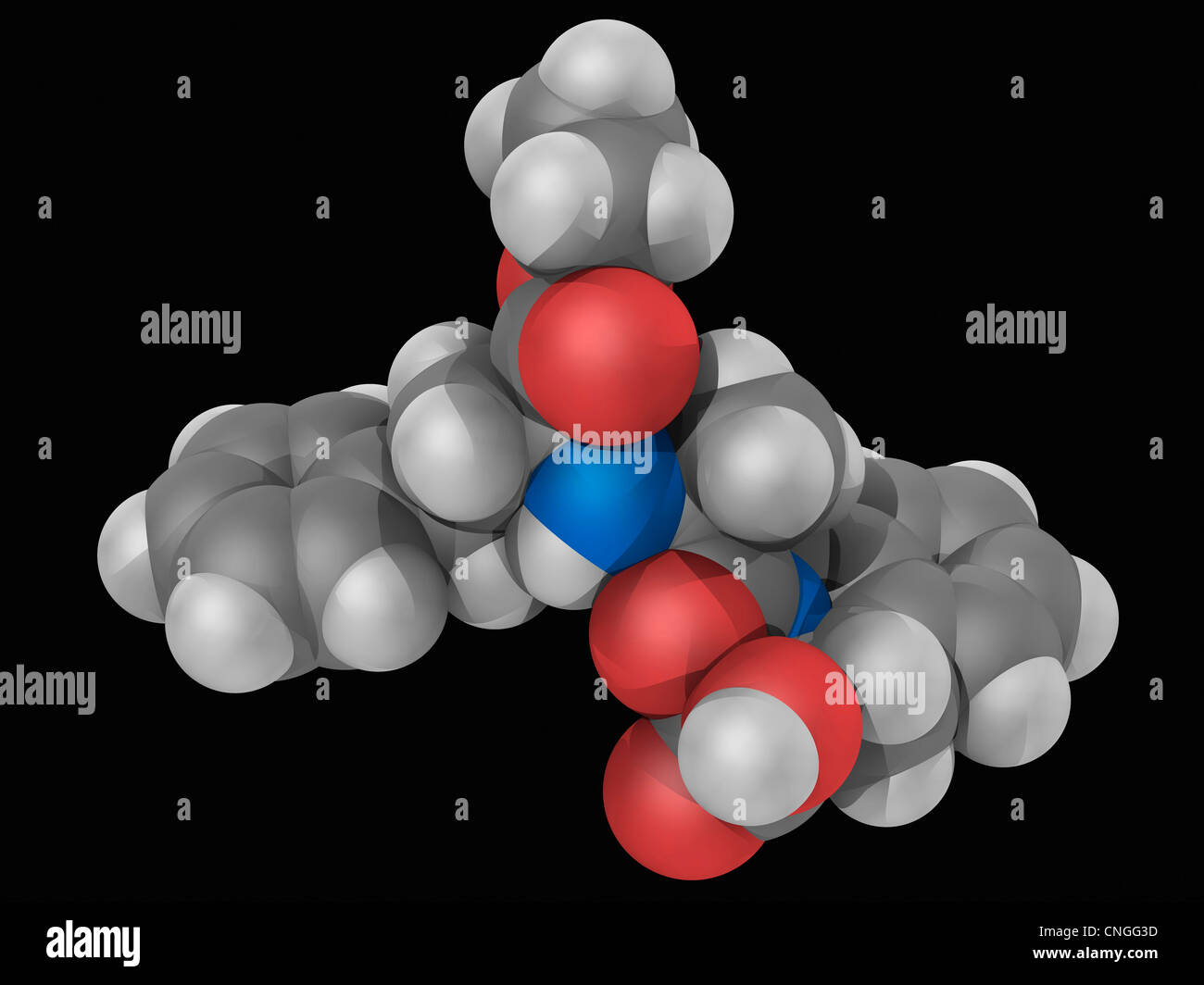 Quinapril drug molecule Stock Photo - Alamy
