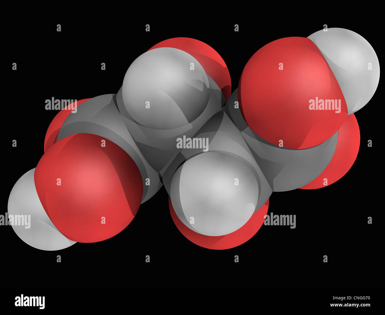 Tartaric acid molecule Stock Photo - Alamy