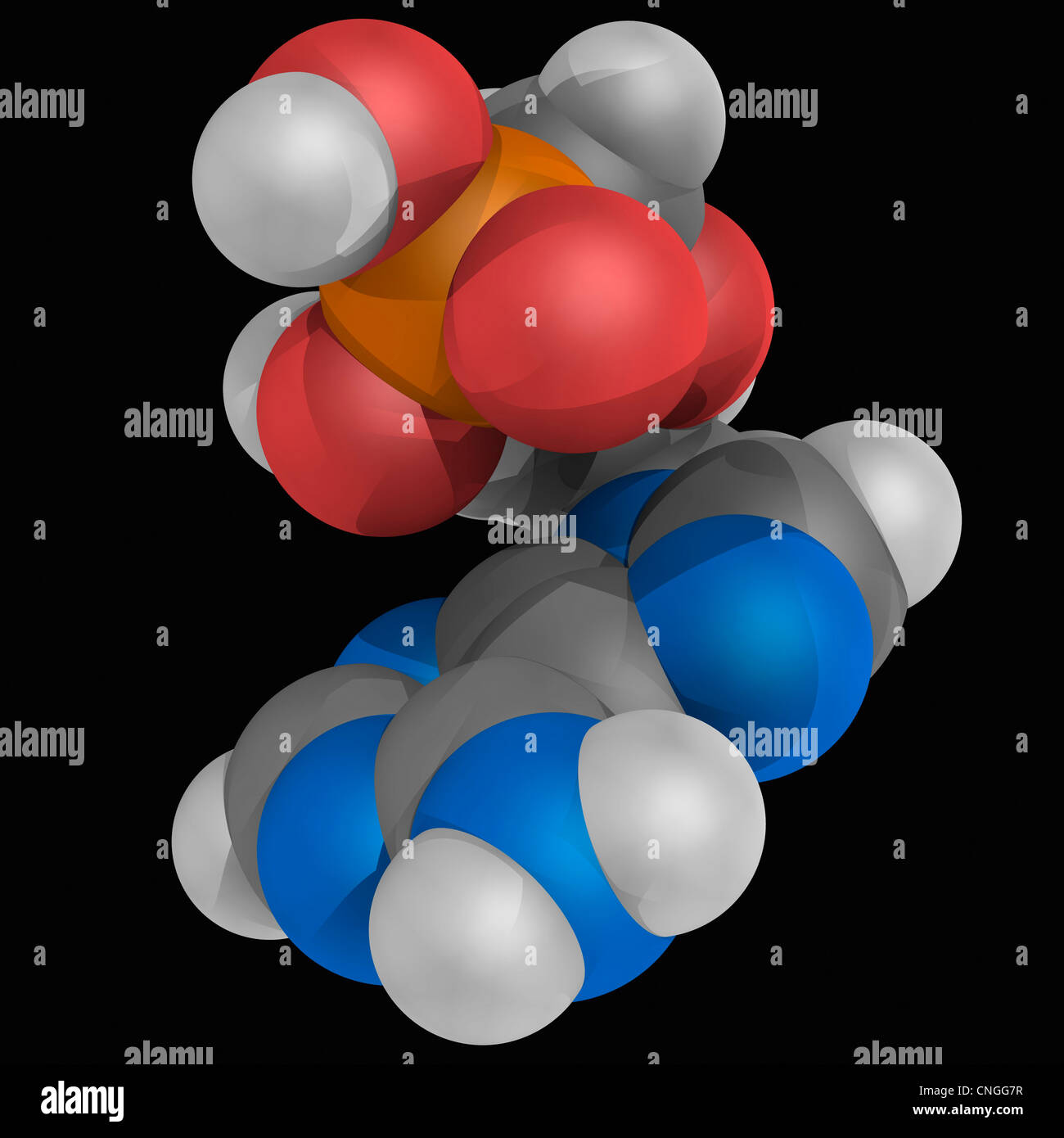 Tenofovir drug molecule Stock Photo - Alamy