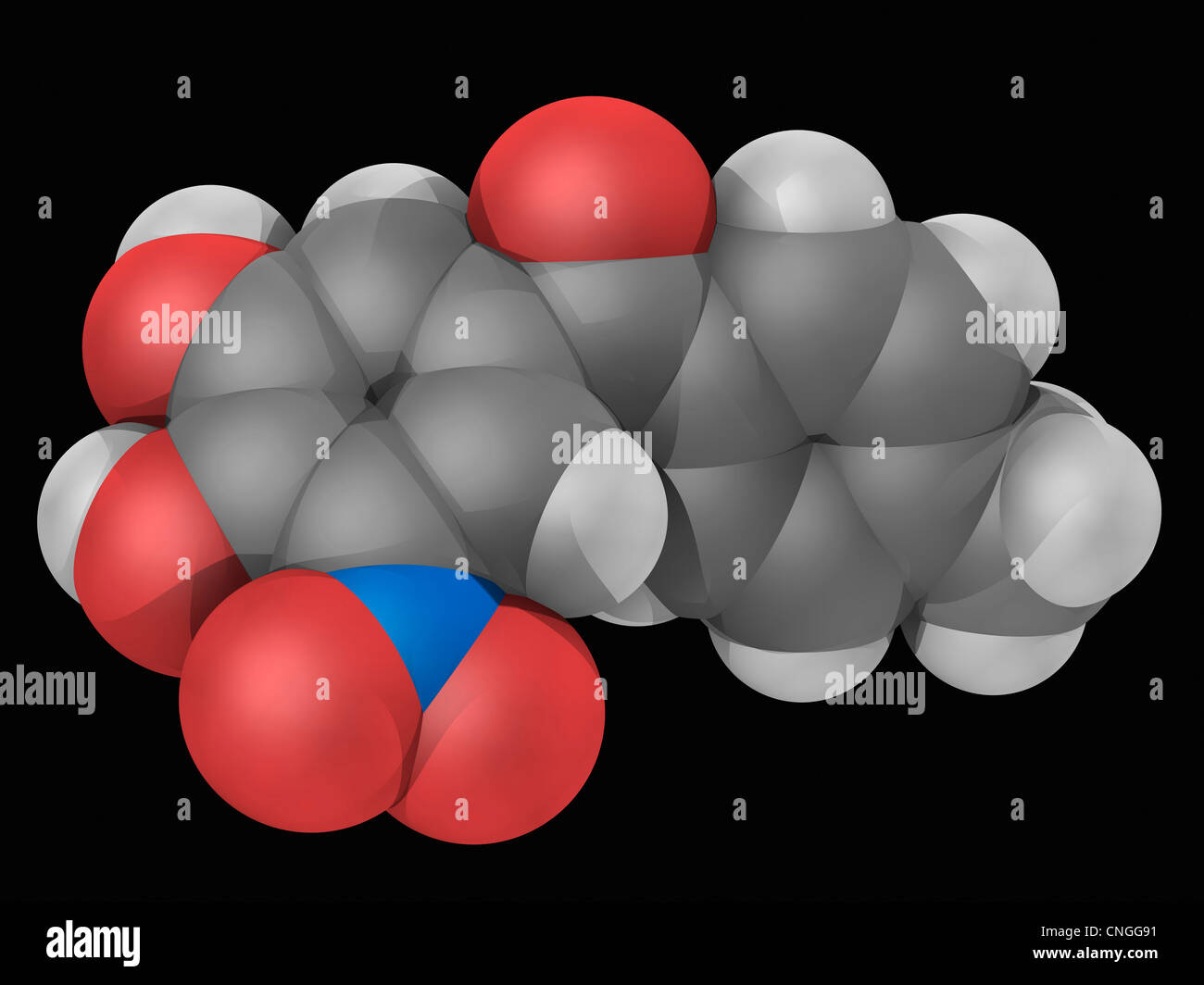 Tolcapone drug molecule Stock Photo - Alamy