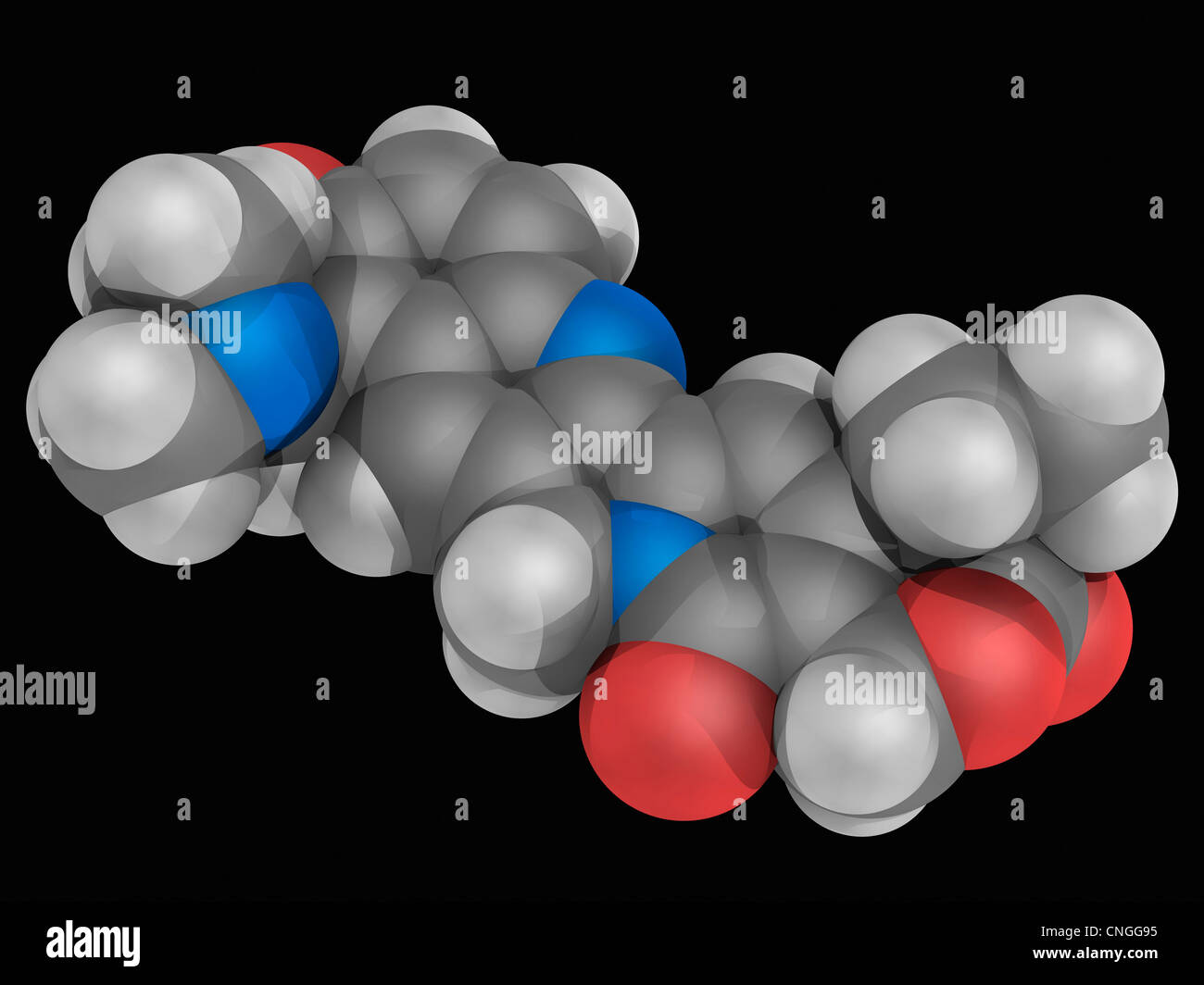 Topotecan drug molecule Stock Photo - Alamy