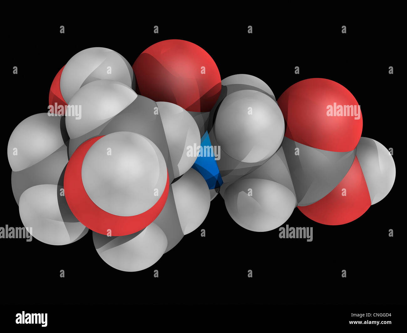 Vitamin B5 (pantothenic acid) molecule Stock Photo - Alamy