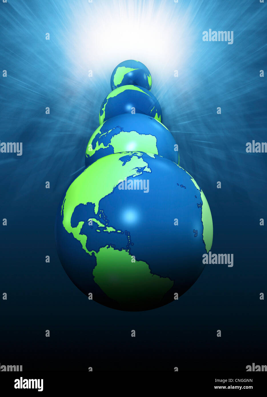 Parallel universes conceptual artwork Stock Photo - Alamy