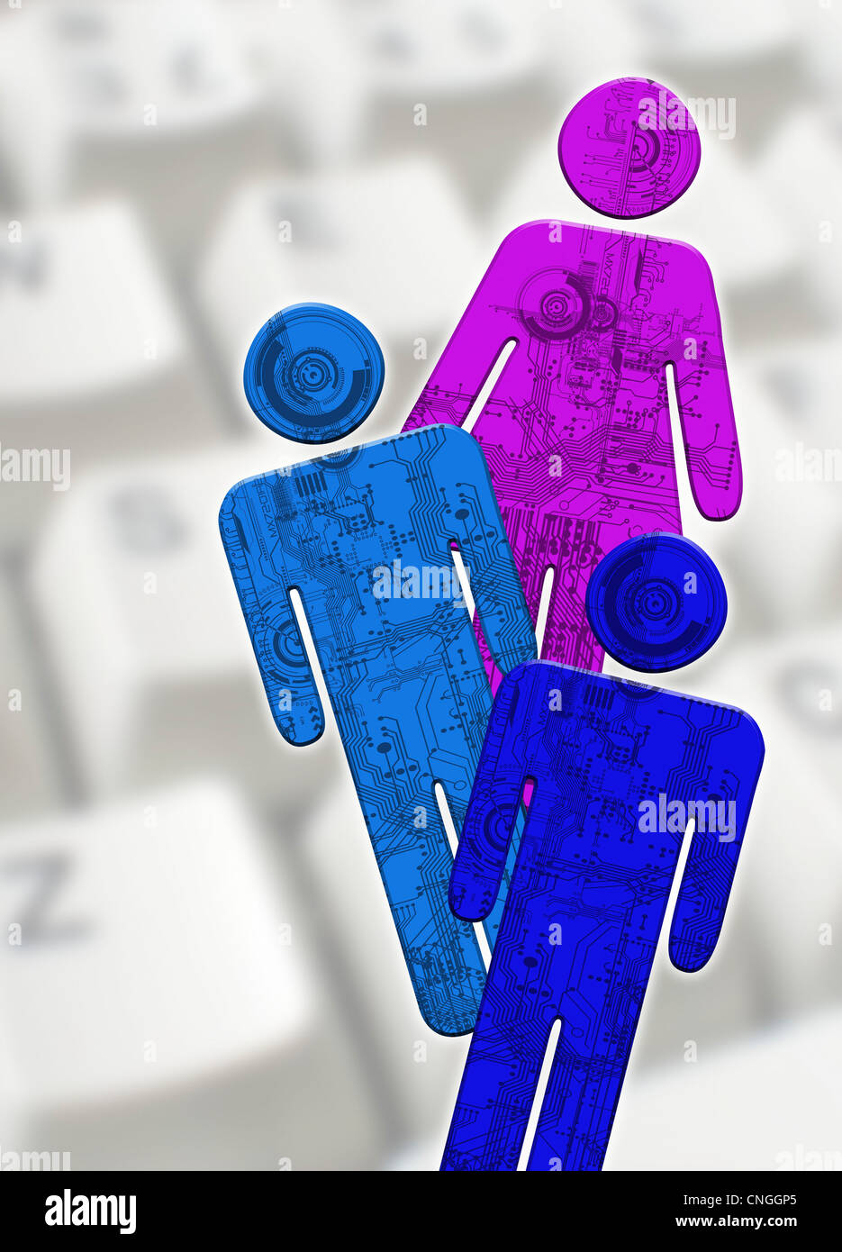 Identity theft conceptual artwork Stock Photo - Alamy