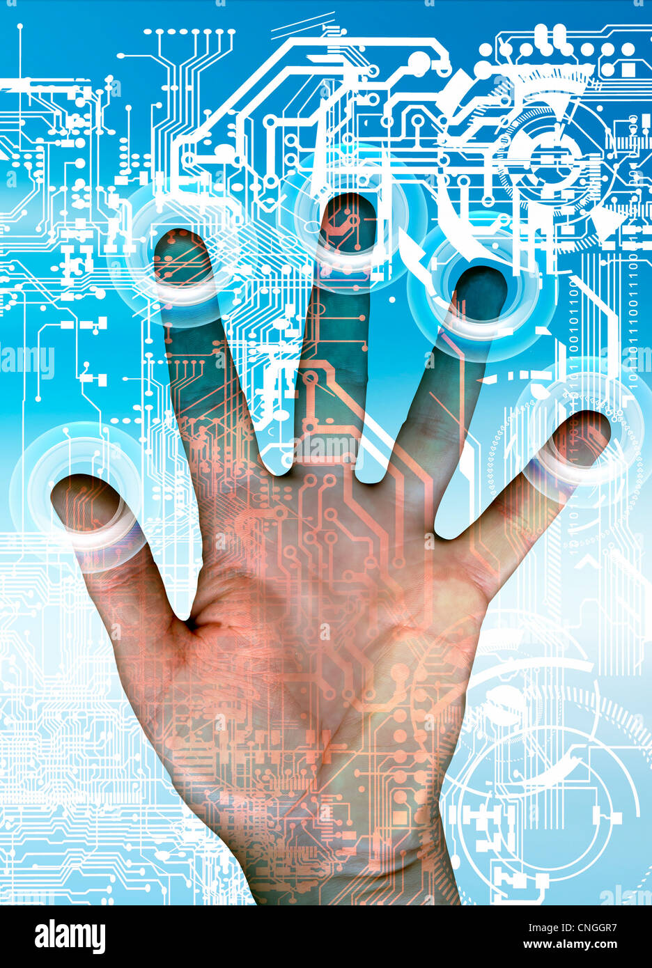 Fingerprint scanner hi-res stock photography and images - Alamy