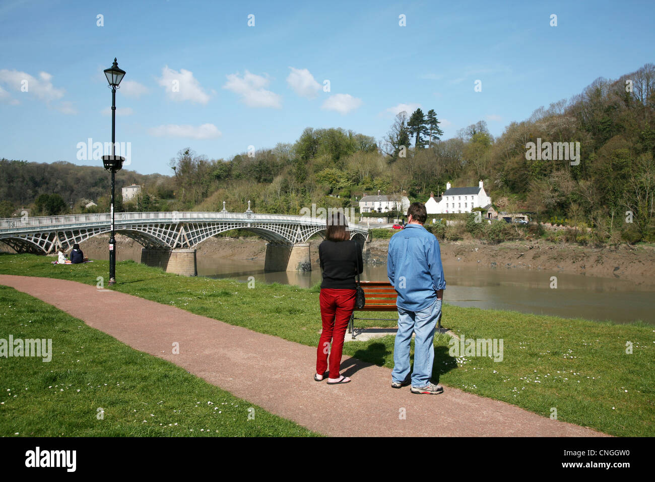 River Wye Cast Iron Bridge High Resolution Stock Photography and Images ...