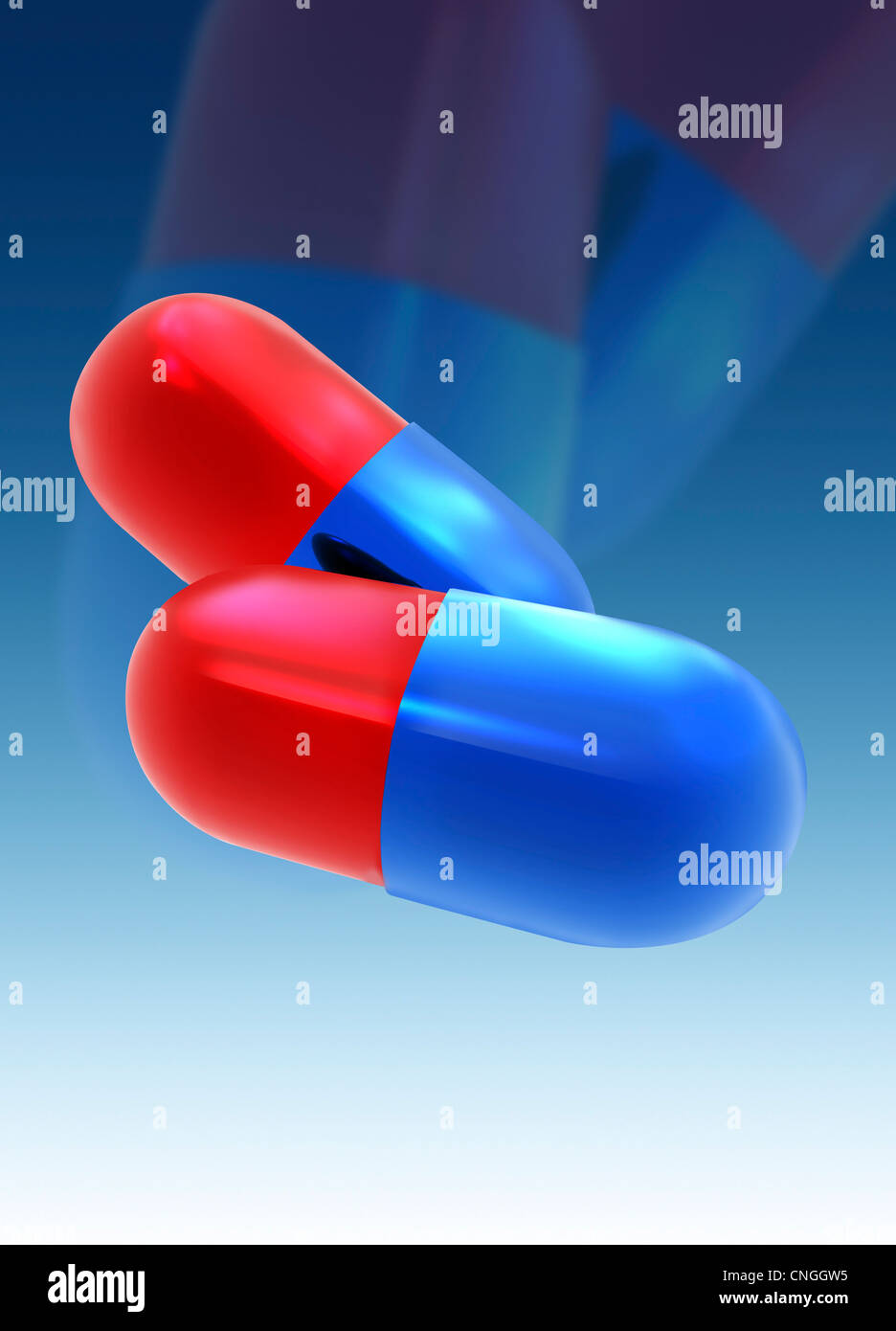 Drug capsules artwork Stock Photo - Alamy