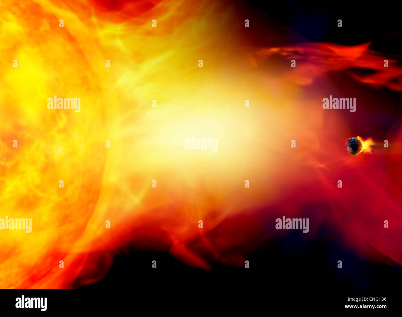 Drawing sun solar system hi-res stock photography and images - Alamy