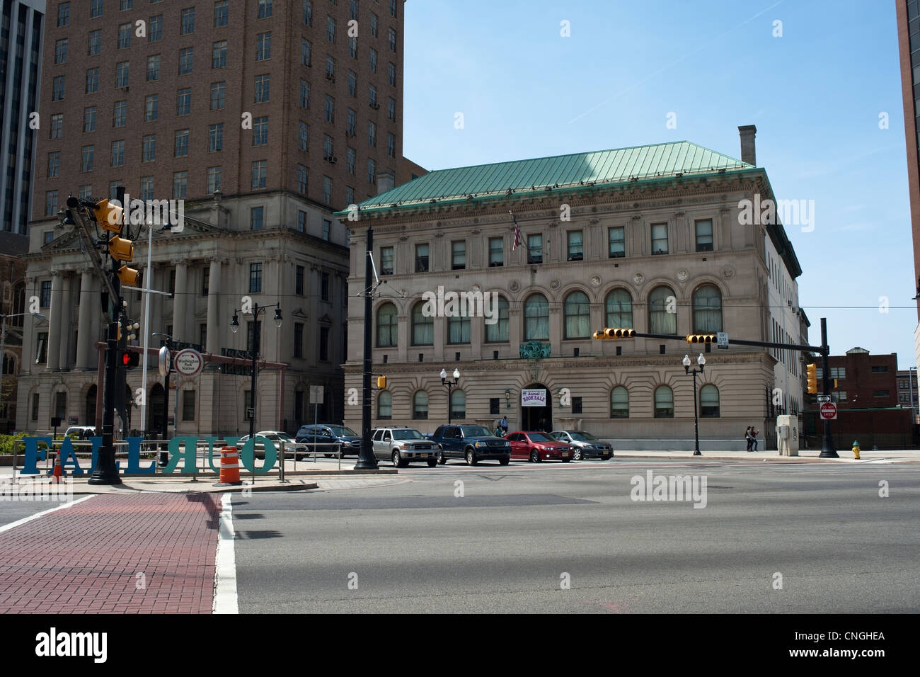 The main branch of the Newark Public Library in Newark, NJ is seen on ...