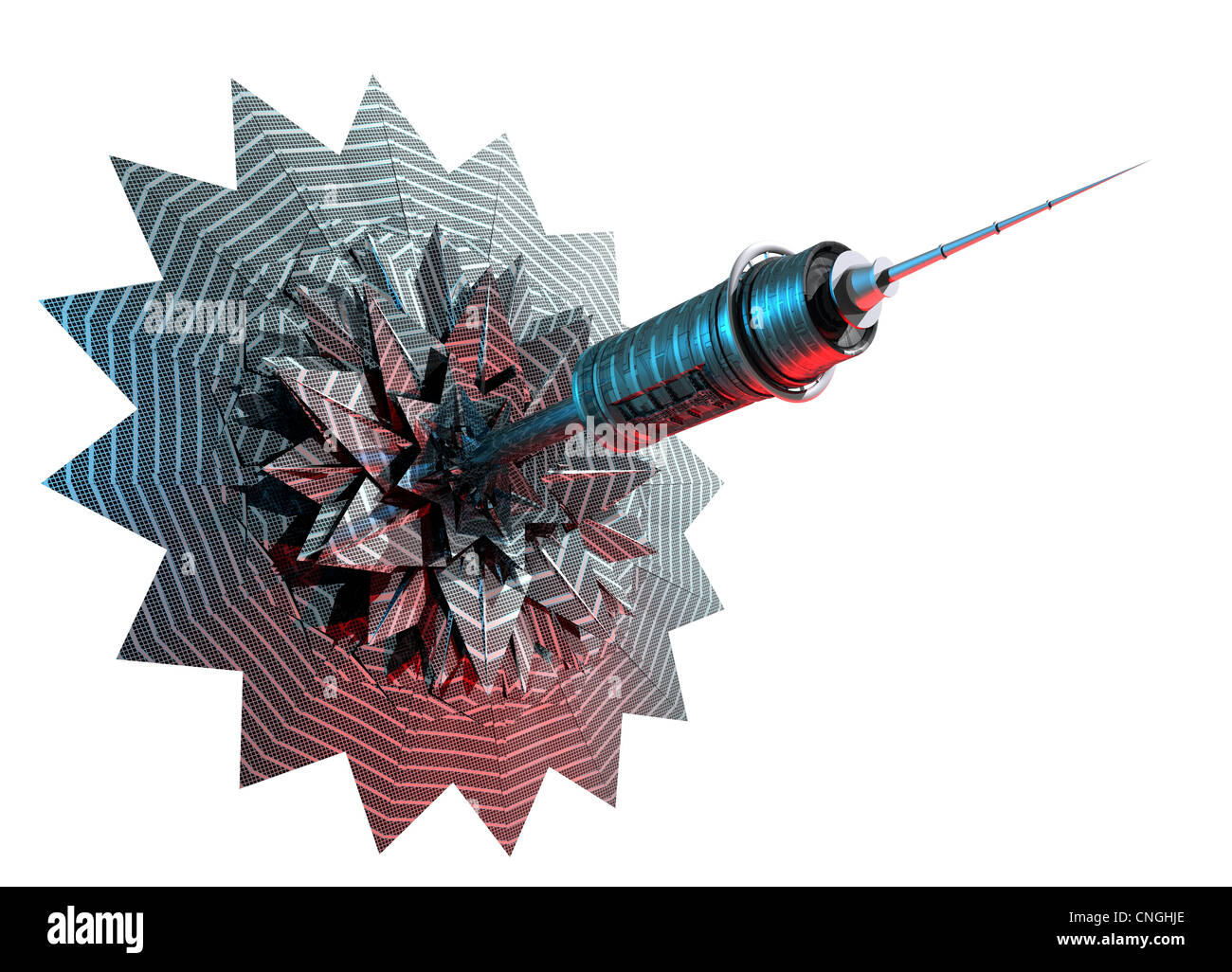 Solar sail spaceship artwork Stock Photo - Alamy