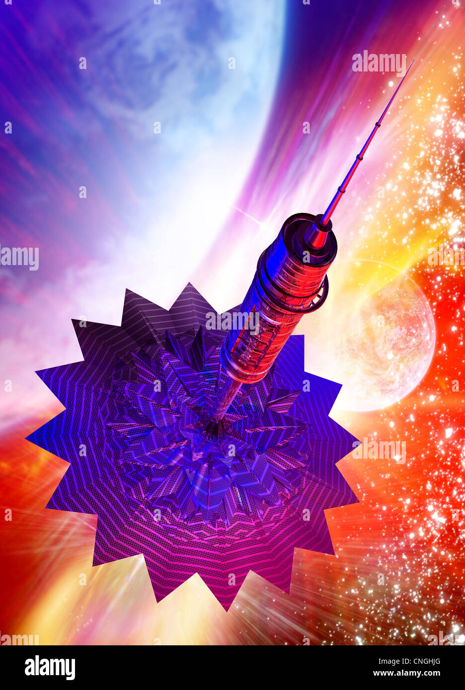 Solar Sail Spaceship