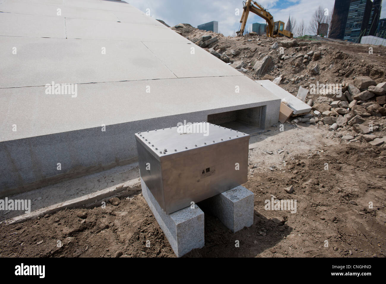 Time capsule to be placed in a cornerstone on Roosevelt Island in New ...