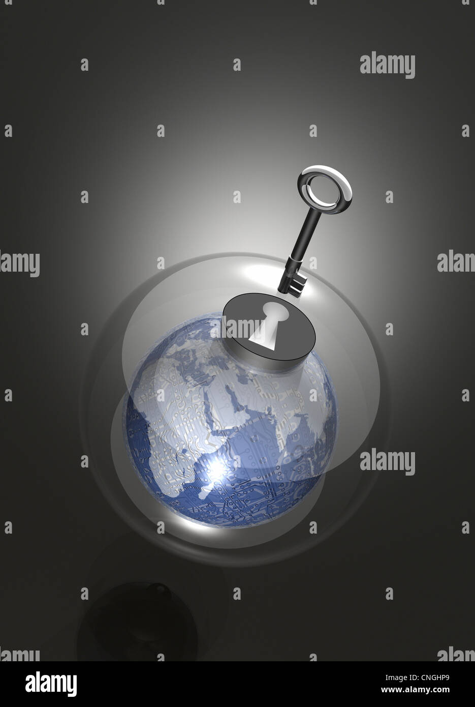 Digital security conceptual artwork Stock Photo - Alamy