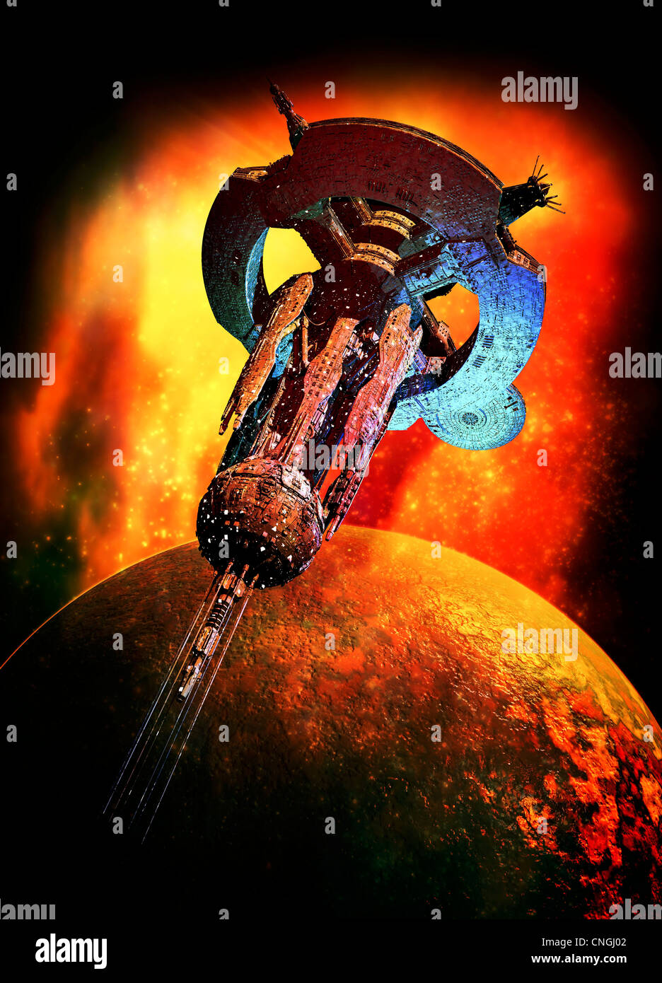 Sci Fi Spacecraft Art