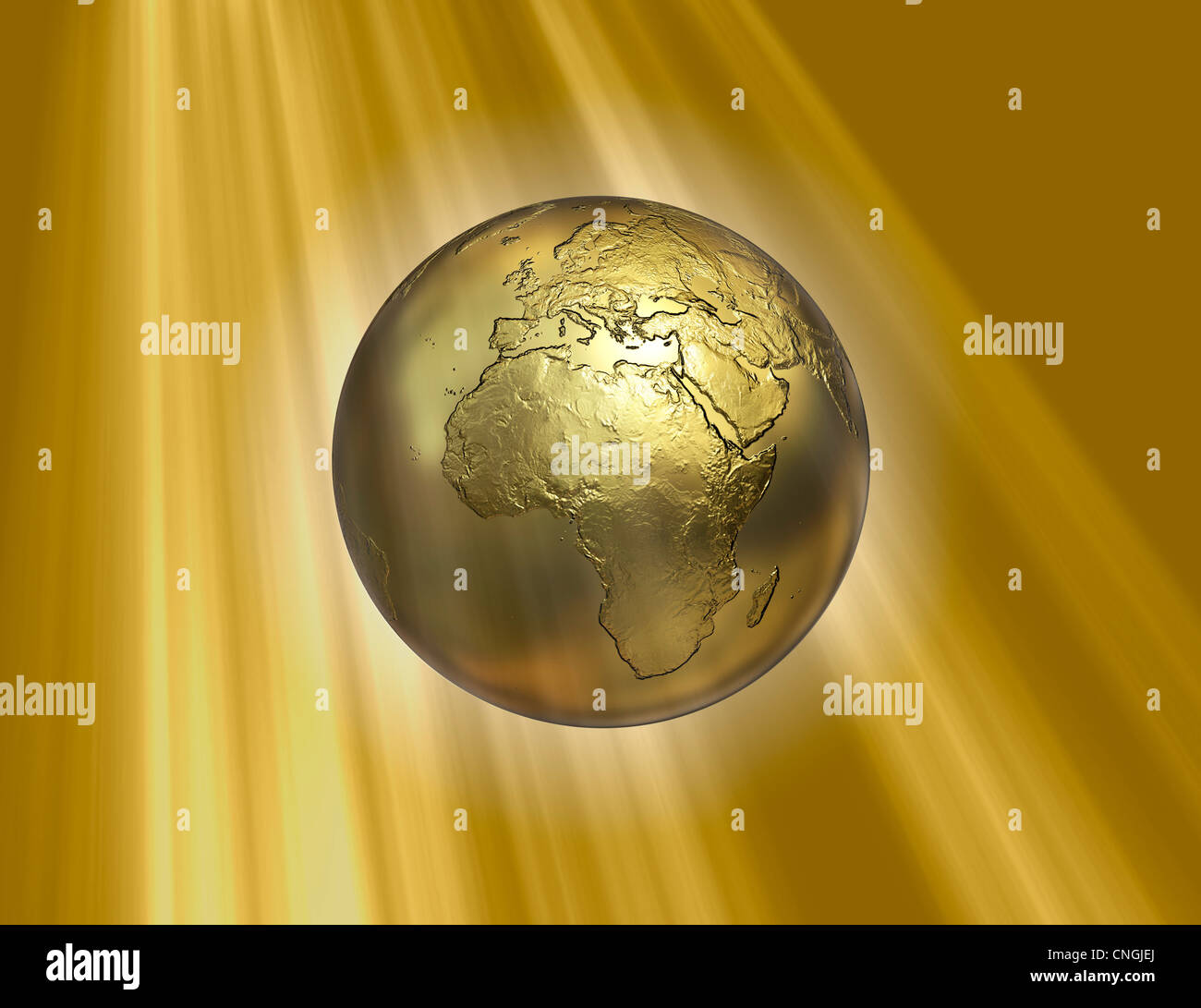 Planet earth glowing orb hi-res stock photography and images - Alamy