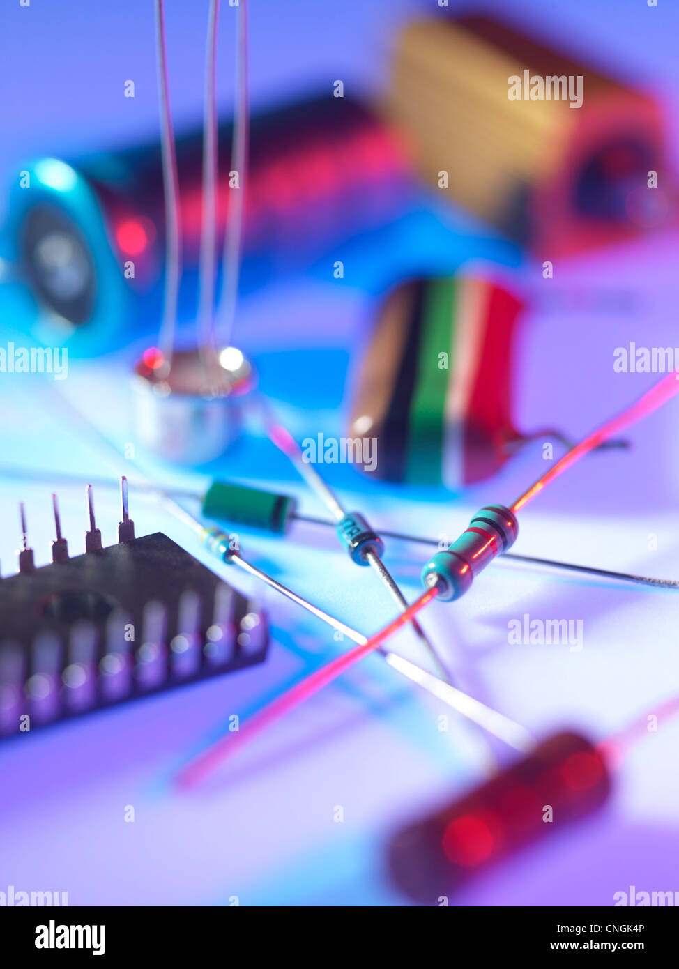 Group electronic components hi-res stock photography and images - Alamy