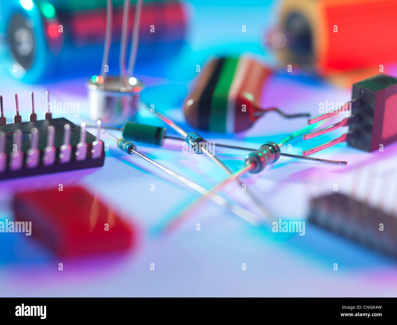 Group electronic components hi-res stock photography and images - Alamy