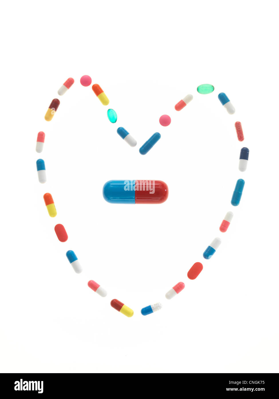 Heart drugs conceptual image Stock Photo - Alamy