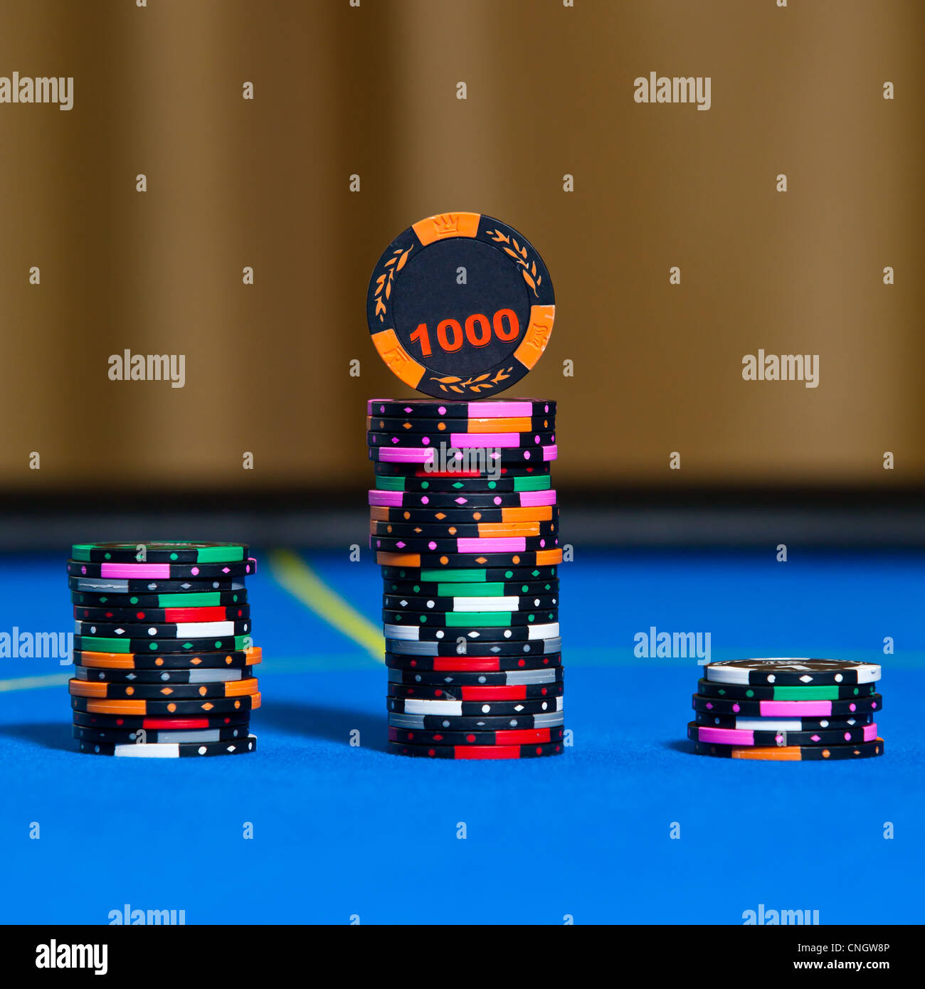 Casino chips falling hi-res stock photography and images - Alamy