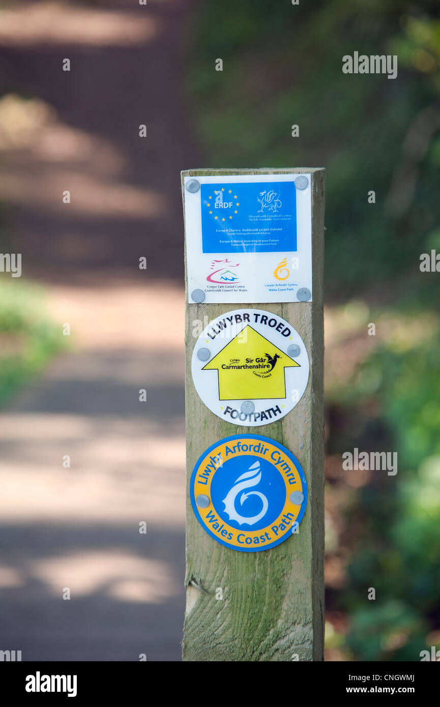 Welsh Coast Path Signs High Resolution Stock Photography and Images - Alamy
